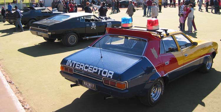 Mad Max Fan Cars - MAX's Yellow MFP Interceptor from Back 2 The Max
