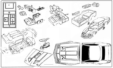 Mad Max Model Kits - Mad Max Interceptor Plastic and Resin Models Kits